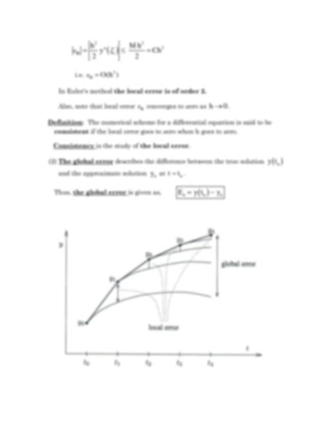 SOLUTION Lecture Error Analysis Of Eulers Method Studypool
