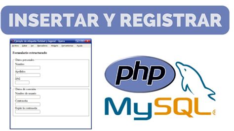 insertar datos en mysql con php youtube