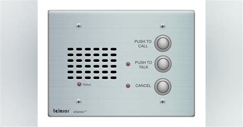 Telecors Eseries Intercom And Paging System Securityinfowatch