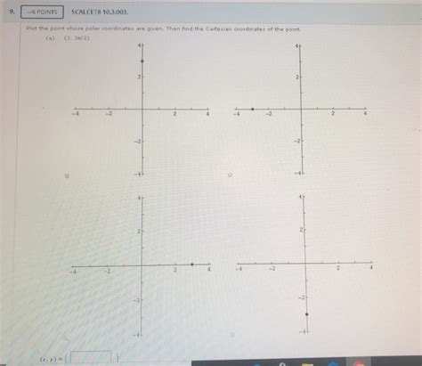 Solved Calc Plot The Points Given In The Picture Then Chegg
