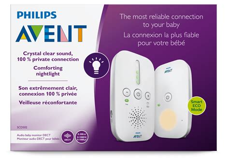 Philips Avent Audio Baby Monitor Dect SCD502/10 - Walmart.com