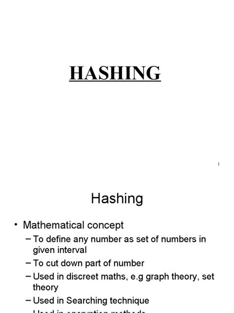 Ds Lecture 6 Hashing Pdf Array Data Structure Function