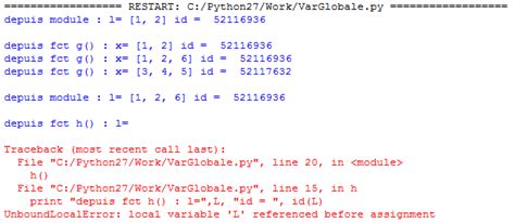 Script Python Ne Trouve Pas Variable Globale Page 1 Openclassrooms