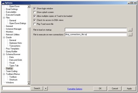 how to setup and use toad for oracle in a secure environment