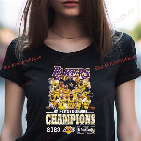 Nba In Season Tournament Champions 2023 Los Angeles Lakers Shirt