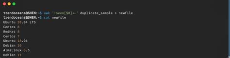 how to remove duplicate lines in a text file trend oceans