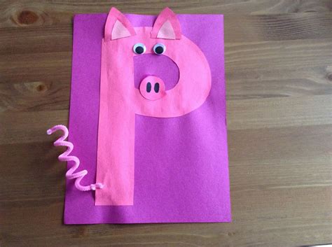 Letter P Craft Template