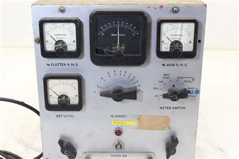 Gaumont Kalee 564 Flutter Meter Odandd