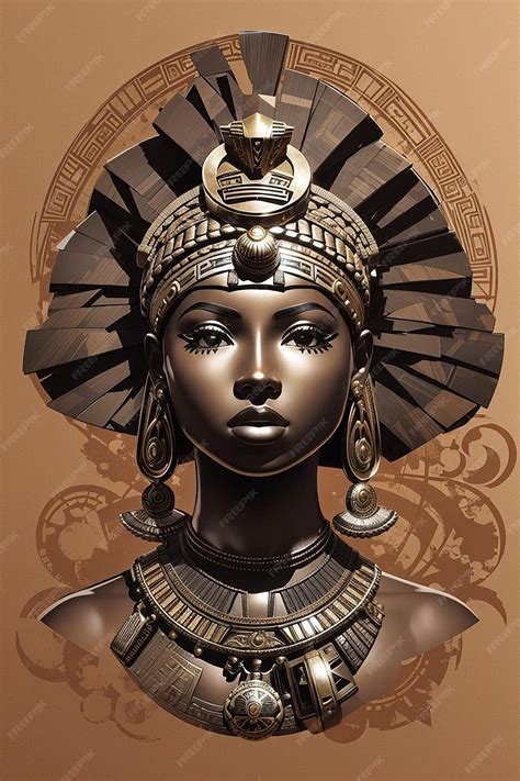 Premium Ai Image Egyptian Girl Portrait