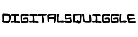 Digital Squiggle Font FFonts Net