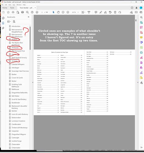 Pdf Bookmarks Being Generated For My 2nd Toc In Document Even Though It