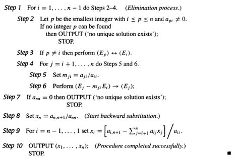 Chapter 6 Direct Methods For Solving Linear Systems Jiepengs Notes