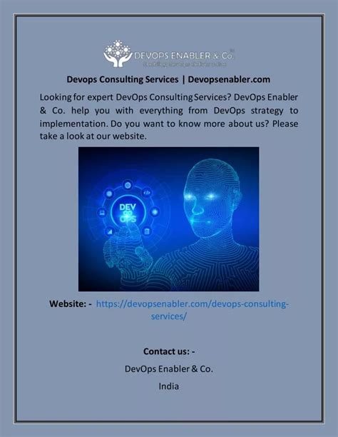 Ppt Devops Consulting Services Devopsenabler Powerpoint Presentation