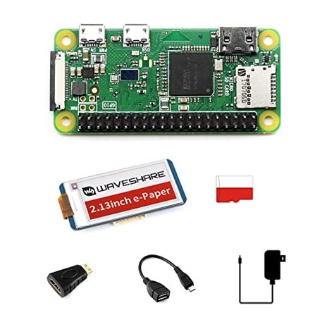 Waveshare Zero Wh Package Ecompatible With Raspberry Piwith 213inch
