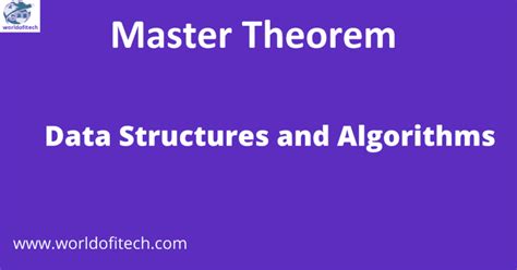 Master Theorem With Examples Learn Data Structures And Algorithms