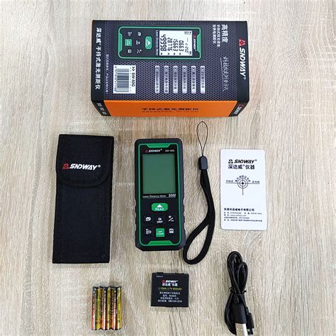 Máy Đo Khoảng Cách Bằng Laser Xanh SNDWAY SW-50G