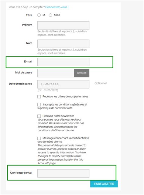 Prestashop Ajouter Un Champ Confirmation Email Sur Le Formulaire De Création De Compte Hervé