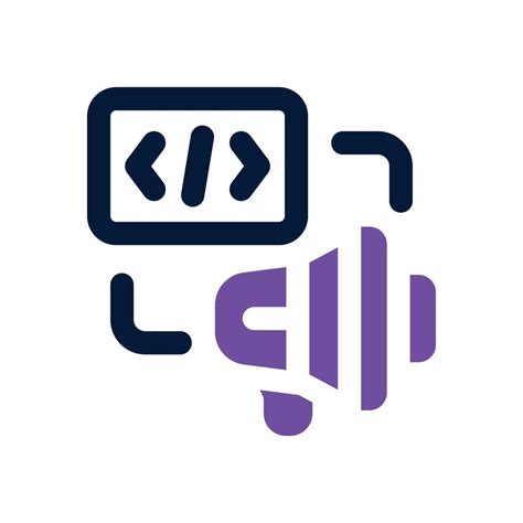 Coding Dual Tone Icon Sleek And Modern Icon For Websites And Mobile Apps 59329064 Vector Art
