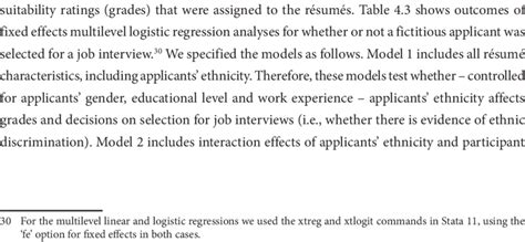 2 Presents The Results Of Fixed Effects Multilevel Linear Regression