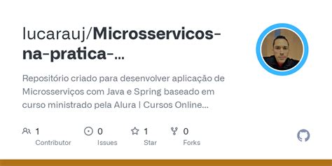 github lucarauj microsservicos na pratica implementando com java e