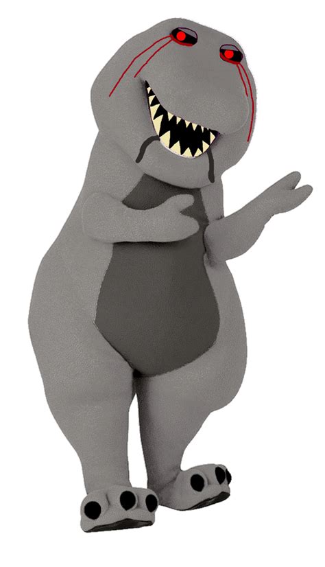 Gray Evil Barney Exe By Flowey2010 On Deviantart