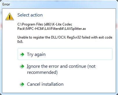 K Lite Codec Pack Mega Installation Problem Technical Support Loverslab