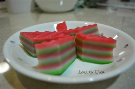 Love To Cheu Nine Layer Nyonya Kuih Aka Kuih Lapis