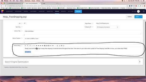 Site Content Explained In Volusion Youtube