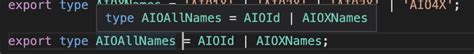Visual Studio Code Typescript Show Union Members Instead Of Types