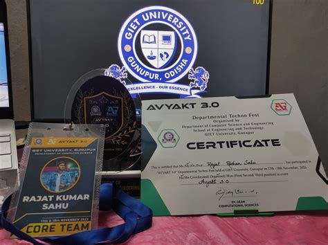 Rajat Kumar Sahu On Linkedin Avyakt Certification Techenthusiast