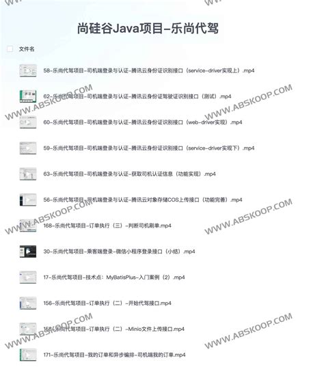 尚硅谷java项目 乐尚代驾 A姐分享