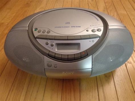 Vintage Sony Cfd S350 Amfm Stereo Cassettecdplayerrecorderboombox