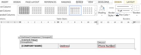 Creating Grouped View Reports Jungledocs Documentation