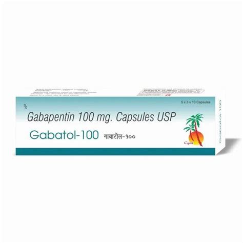 Cap Gabatol 100 Gabapentin 100 Mg At Best Price In Kangra