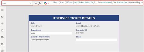 Get Last Item Id In Sharepoint List Based On Current User In Power Apps