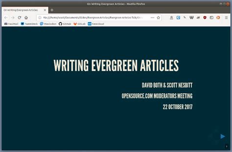 how to create slides with emacs org mode and reveal js