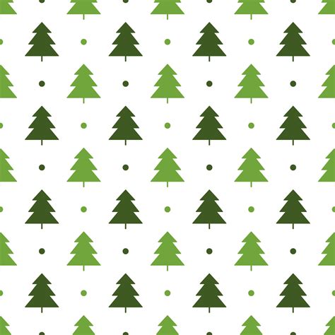 Pine Tree Seamless Pattern Background 34203497 Vector Art At Vecteezy
