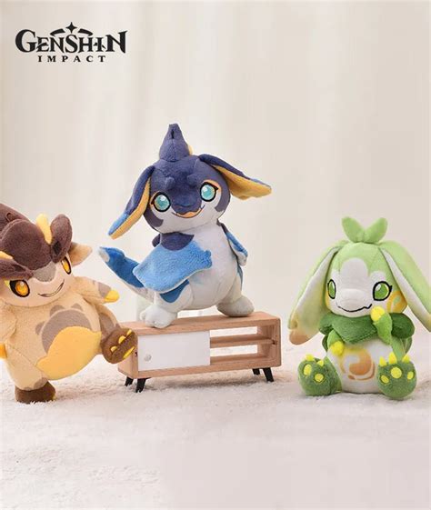 Official Genshin Natlan Saurian Dragon Plush Keychains Genshinfans