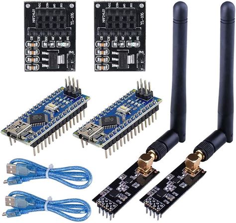 Wayintop 2set Wireless Transceiver Receiver With Tutorial Nrf24l01pa