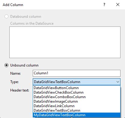 C Add Get Set DatagridViewTextBoxCell Stack Overflow