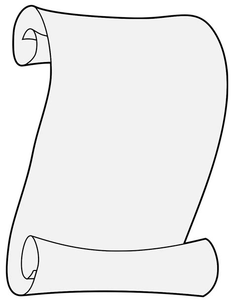Scroll Traceable Heraldic Art