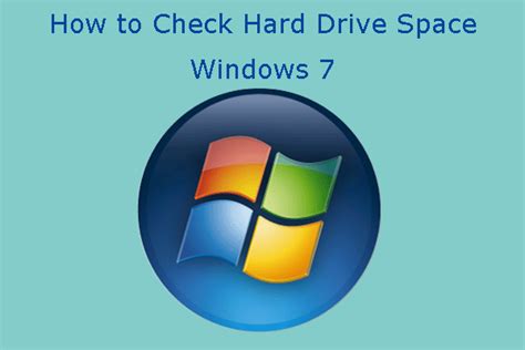 Check Hard Drive Space And Free Up Space Windows MiniTool Partition Wizard