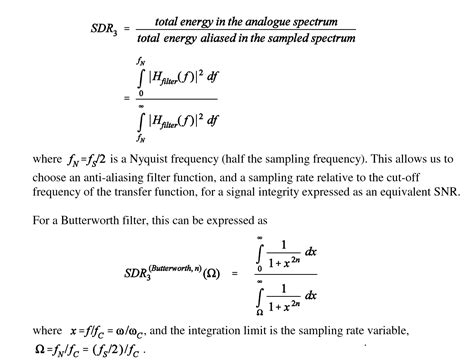 Solved Sqnr Db 20 Log12 Sdr3 Total Energy In The