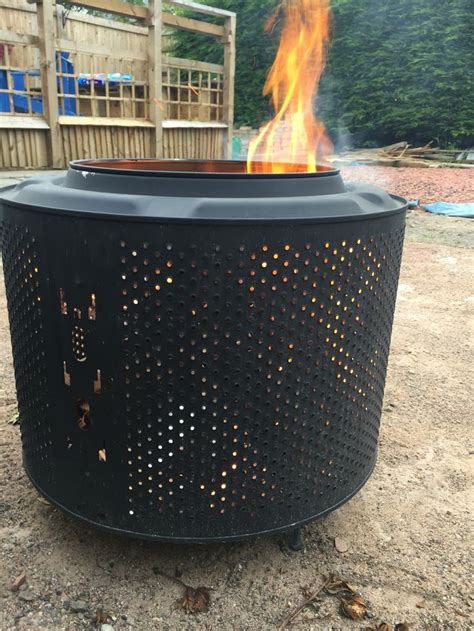 Diy Backyard Fire Pit From A Recycled Washing Machine Drum Build A
