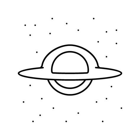 Black Hole Space Exploration Line Icon Illustration 52843081 Vector Art At Vecteezy