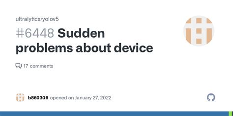 Sudden Problems About Device Issue Ultralytics Yolov GitHub