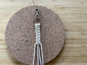 Easy DIY Macrame Keychain Wristlet Macra Made