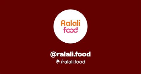 Ralali Food Instagram Tiktok Linktree