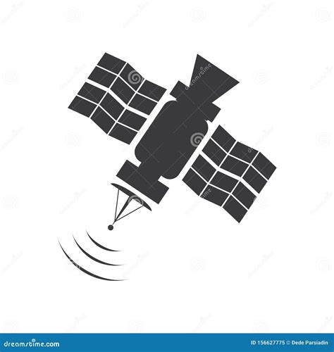 Satellite Icon Transmission Vector Illustration Stock Vector Illustration Of Technology