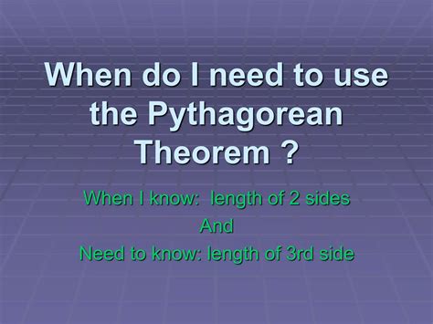 Pythagorean Theoremppt Free Download